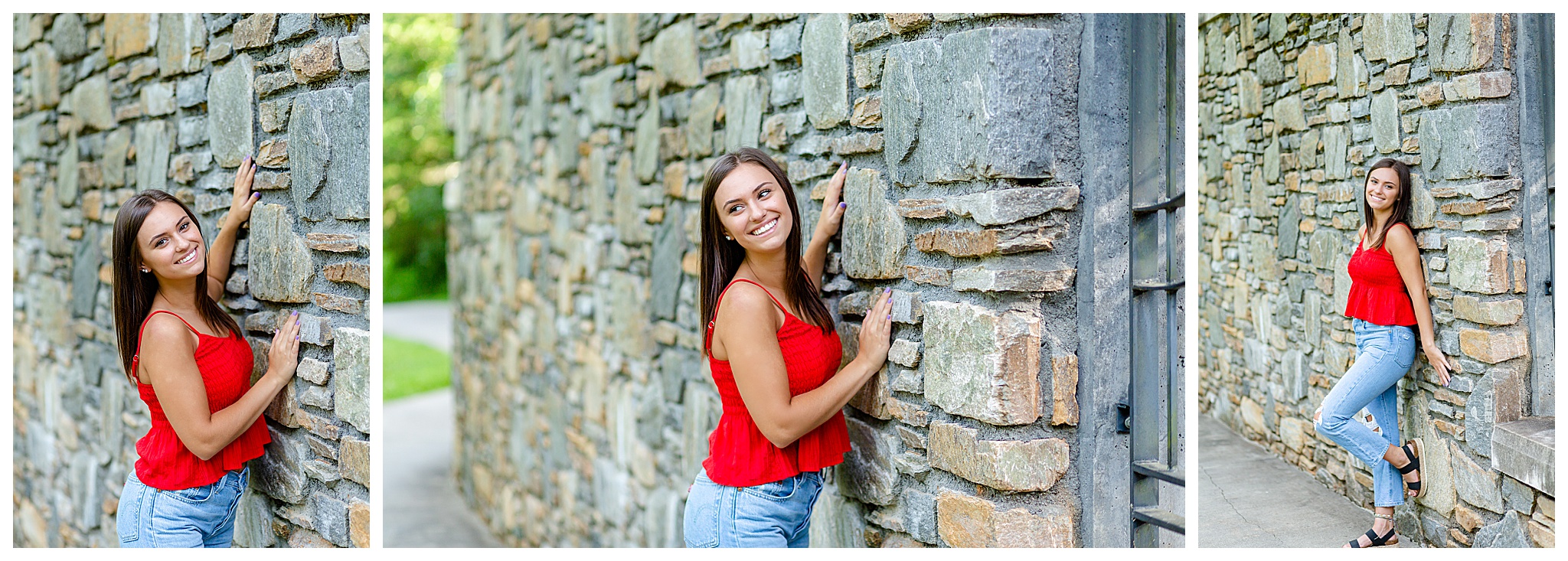 Asheville NC Arboretum Senior Session | Mae - tracywaldrop.com