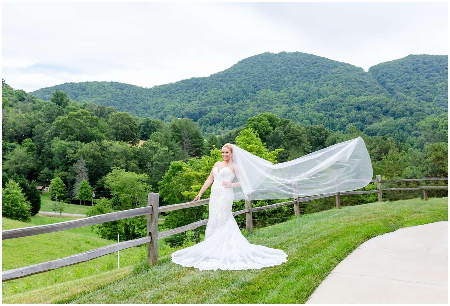 Chestnut Ridge Bridal Portraits in Canton NC | Bailey