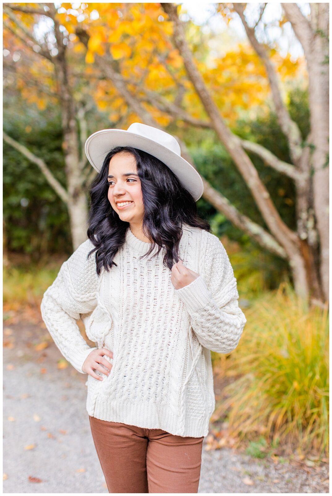 NC Arboretum Senior Session with Ana